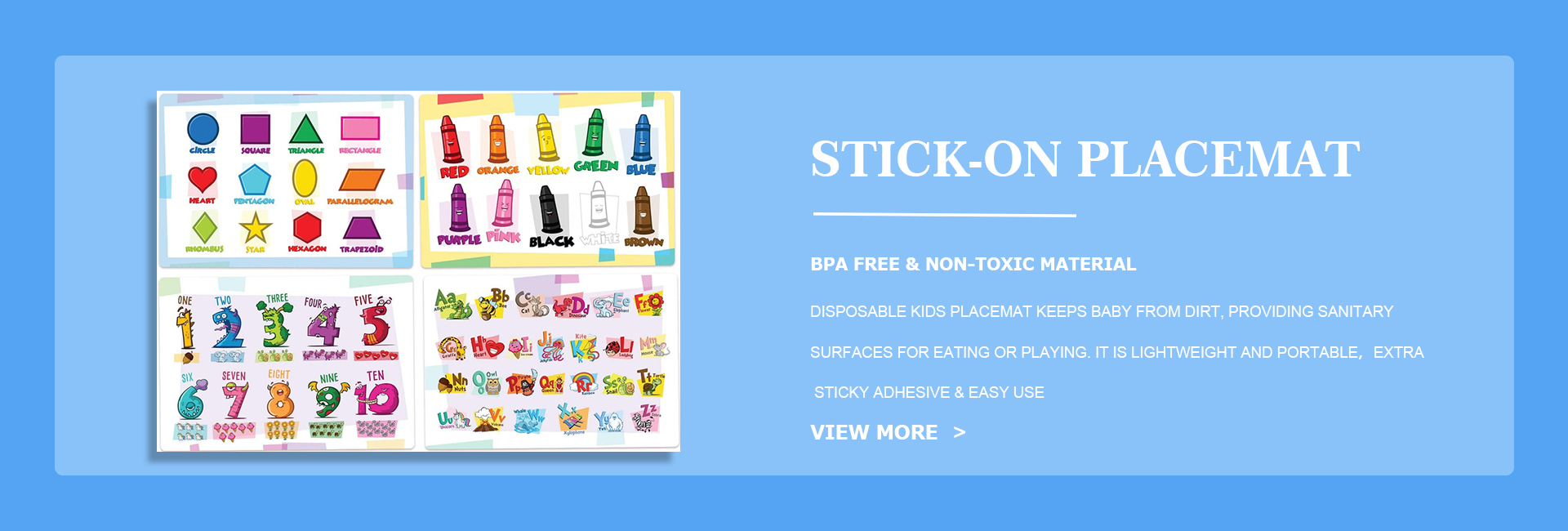 Stick-on Placemat - Professional Packaging and Printing Manufacturer